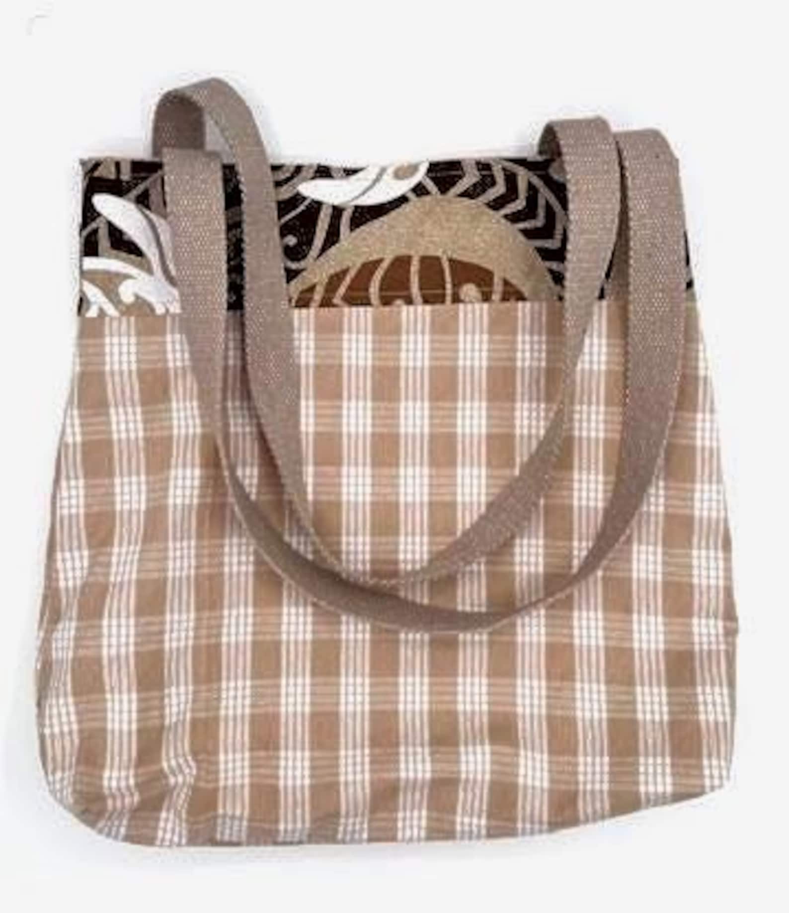 Hawaiian Beige Palaka { Hawaiian Plaid Fabric } Tote Bag - Etsy