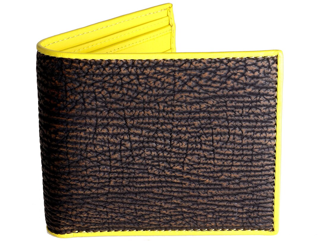 Shark Skin Wallet Brushed 2 Tone Effect → Genuine Sharkskin Wallet → ...