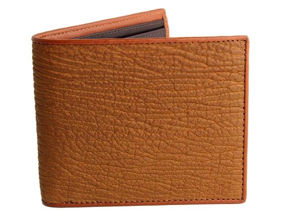 Tan Shark Skin Wallet Real Sharkskin Wallet Tan Shark - Etsy UK