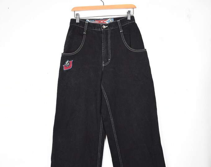 Vintage JNCO Skunk Jeans 26 X 30 Baggy Unisex 90's Made in USA Denim ...