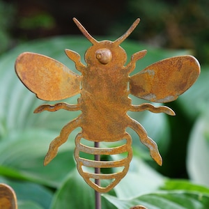 Metal Bumble Bee Set - Garden Art - Etsy