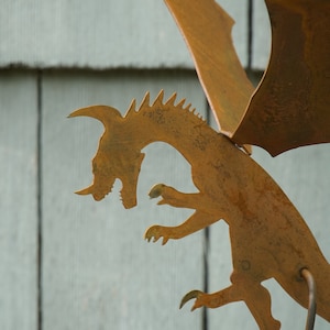 Metal Dragons- Garden Art - Etsy
