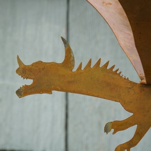 Metal Dragons- Garden Art - Etsy