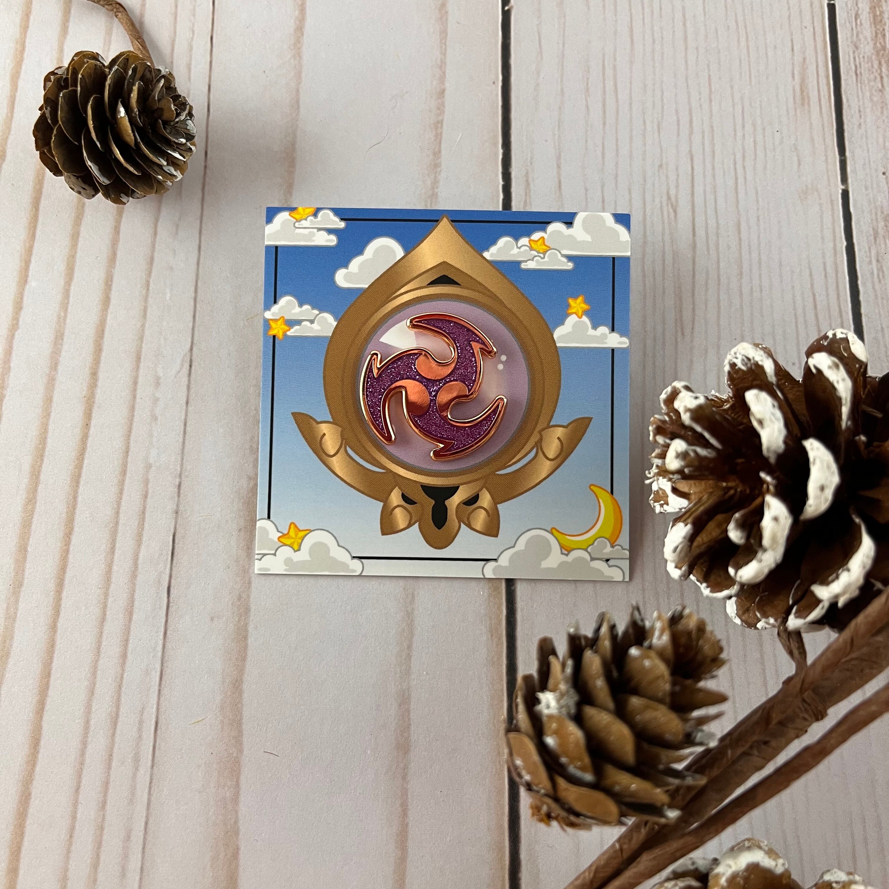 Genshin Impact Element Enamel Pin - Etsy