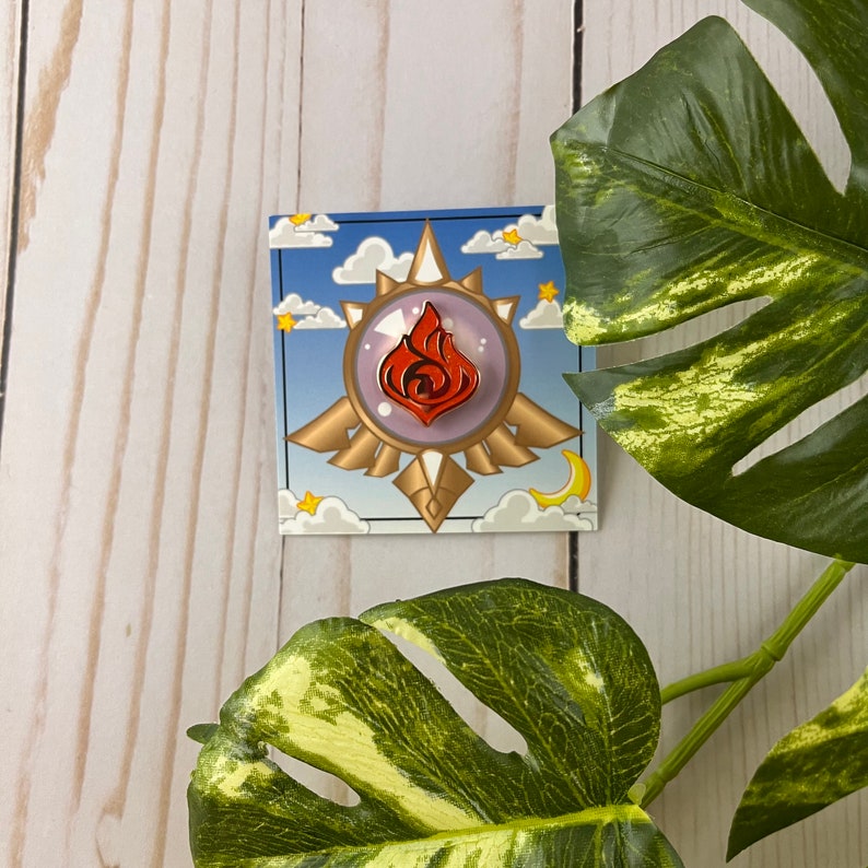 Genshin Impact Element Enamel Pin - Etsy