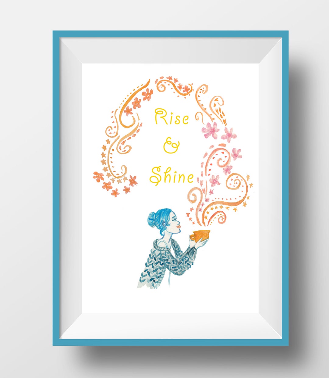 Rise and Shine Art Print - Etsy