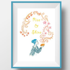 Rise and Shine Art Print - Etsy