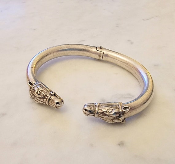 ANTIQUE to Vintage Sterling Silver Double Animal Hors… - Gem