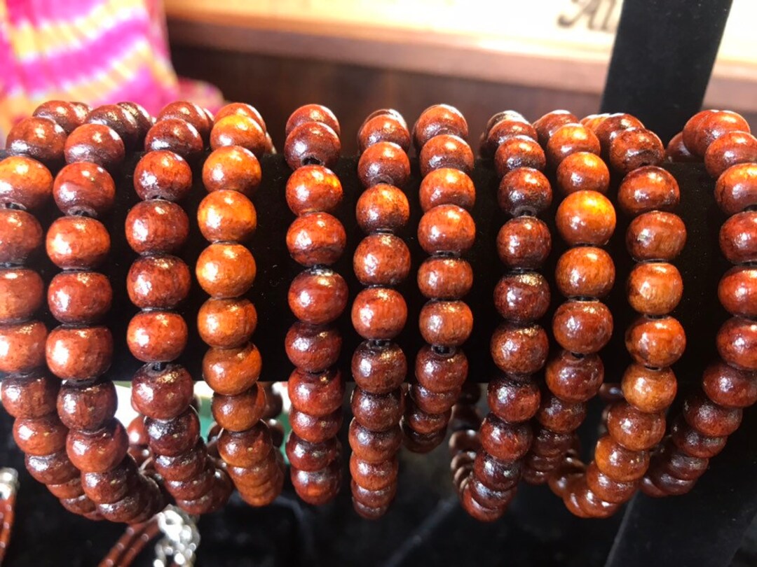 Stretchie Koa Wood Bracelet 8mm Beads. - Etsy