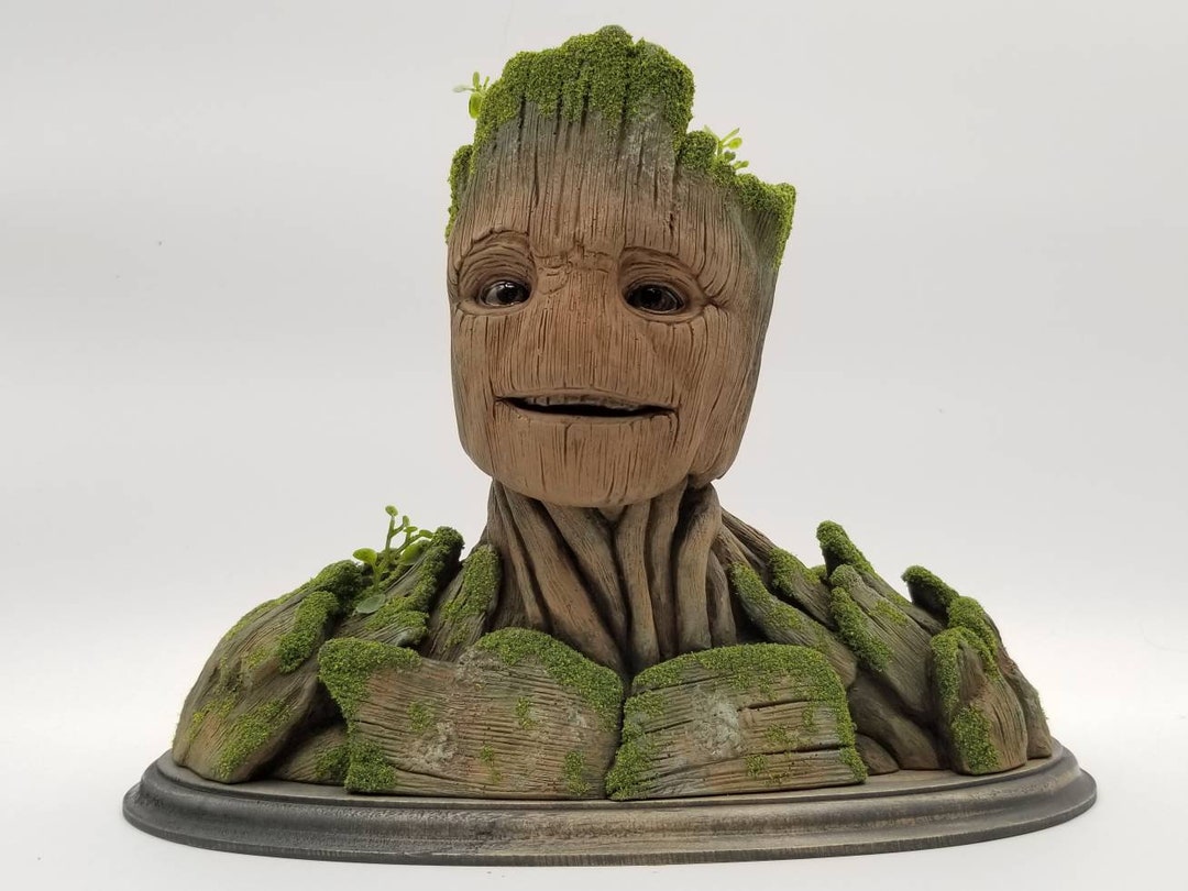 Groot 1:6 Bust. Hand Sculpted Resin Cast - Etsy
