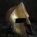 300 Spartan Helmet Mask Prop Costume Cosplay (brown Patina) - Etsy