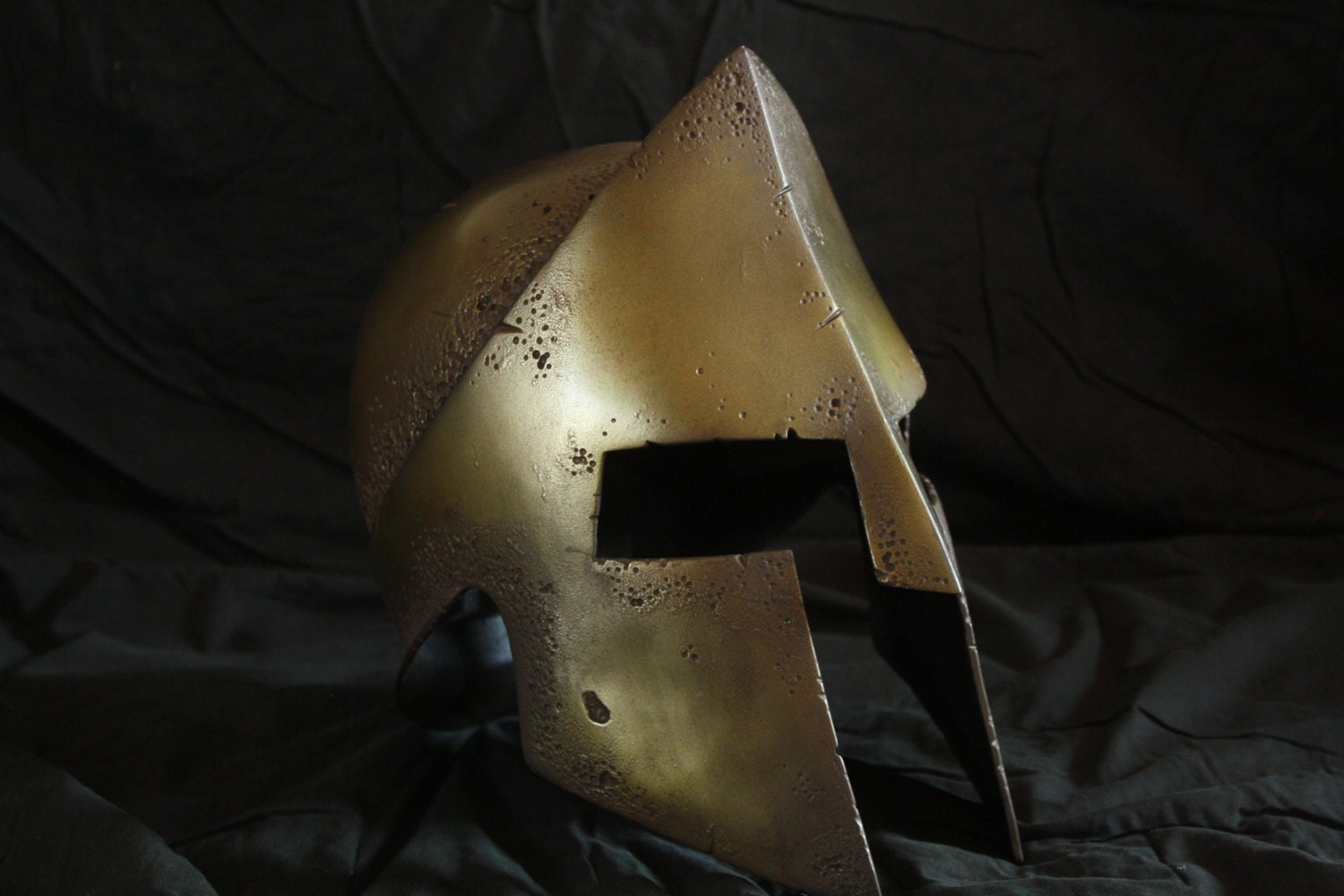 300 Spartan Helmet Mask Prop Costume Cosplay (brown Patina) - Etsy