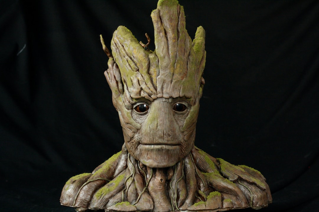 Groot Sculpture Bust Statue - Etsy