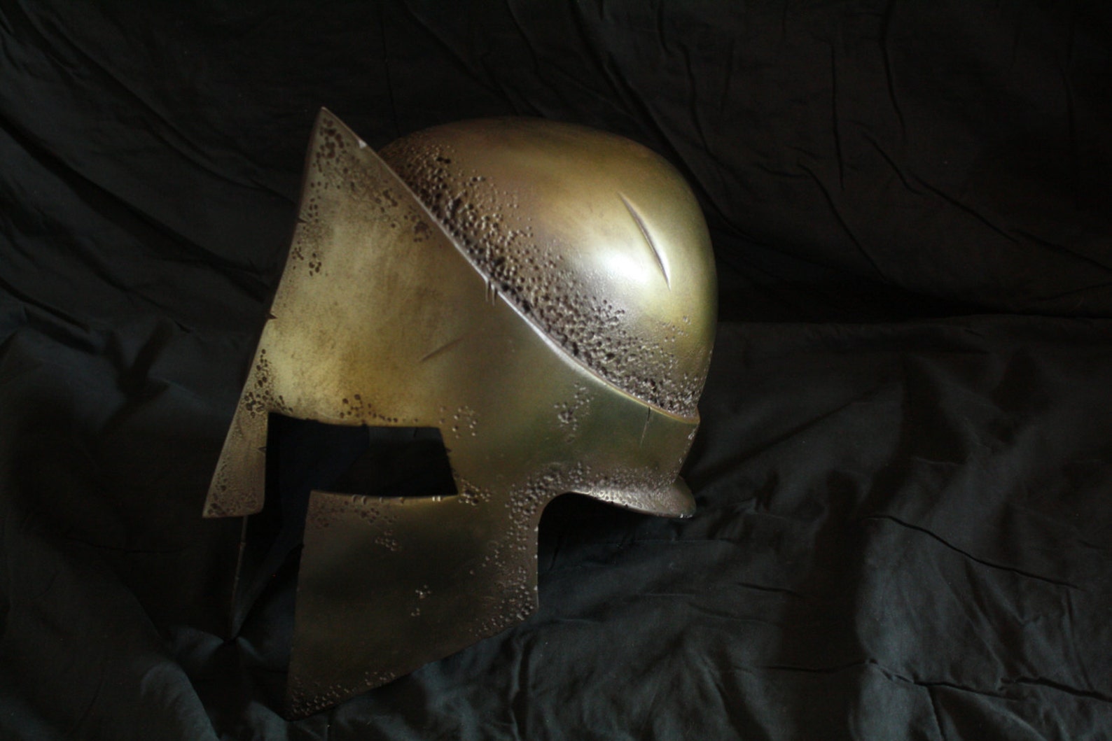300 Spartan Helmet Mask Prop Costume Cosplay brown Patina - Etsy Denmark