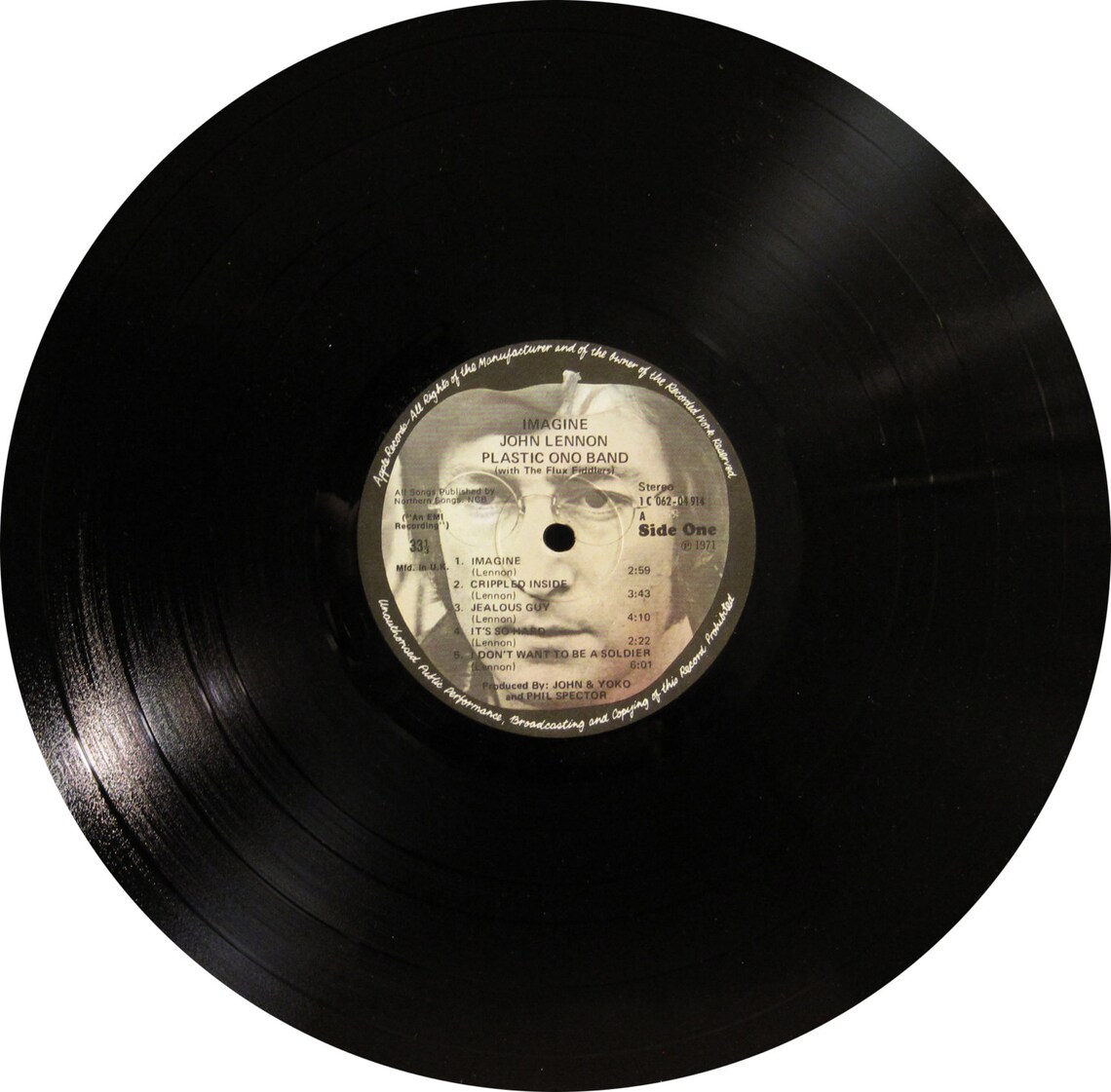 Rare Original '71 JOHN LENNON Imagine Apple Records - Etsy