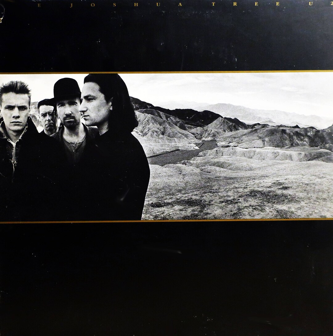 Original 1987 U2 the Joshua Tree Island Records Vintage US Vinyl Press ...