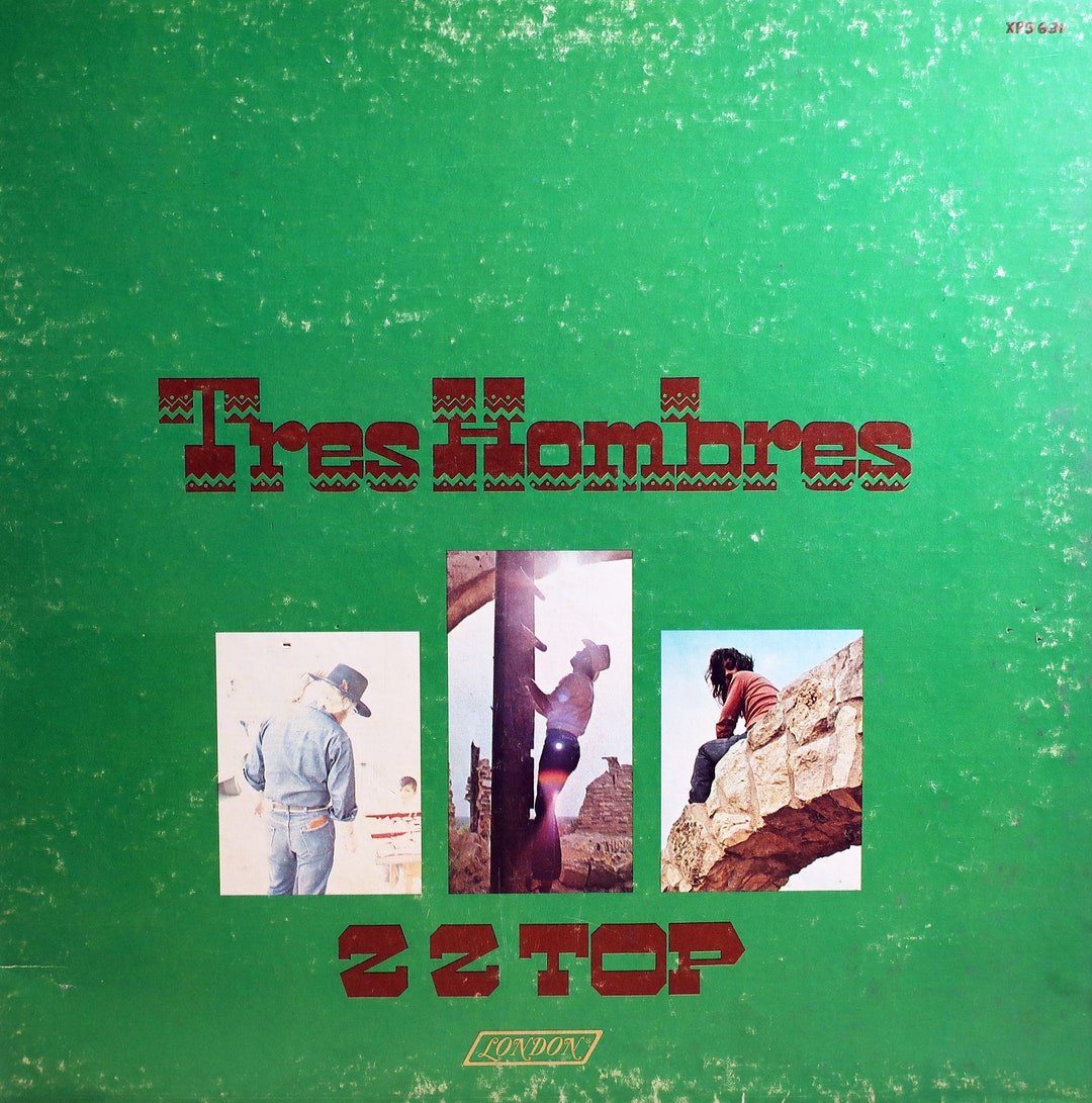 Rare Original '73 ZZ TOP Tres Hombres London Records Vintage U.S. Vinyl ...