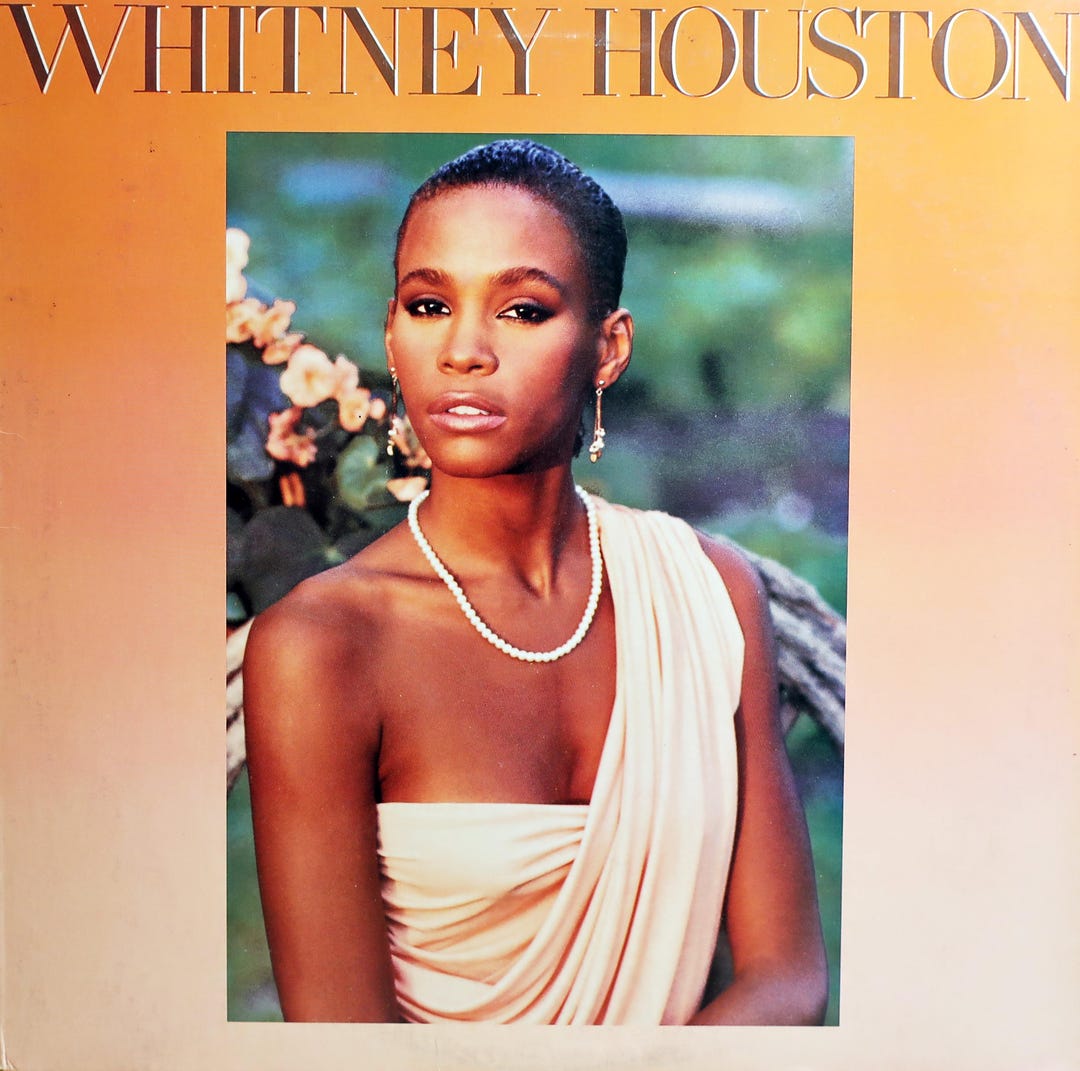 Original 1985 Whitney Houston Self Titled Debut Arista Records Top ...