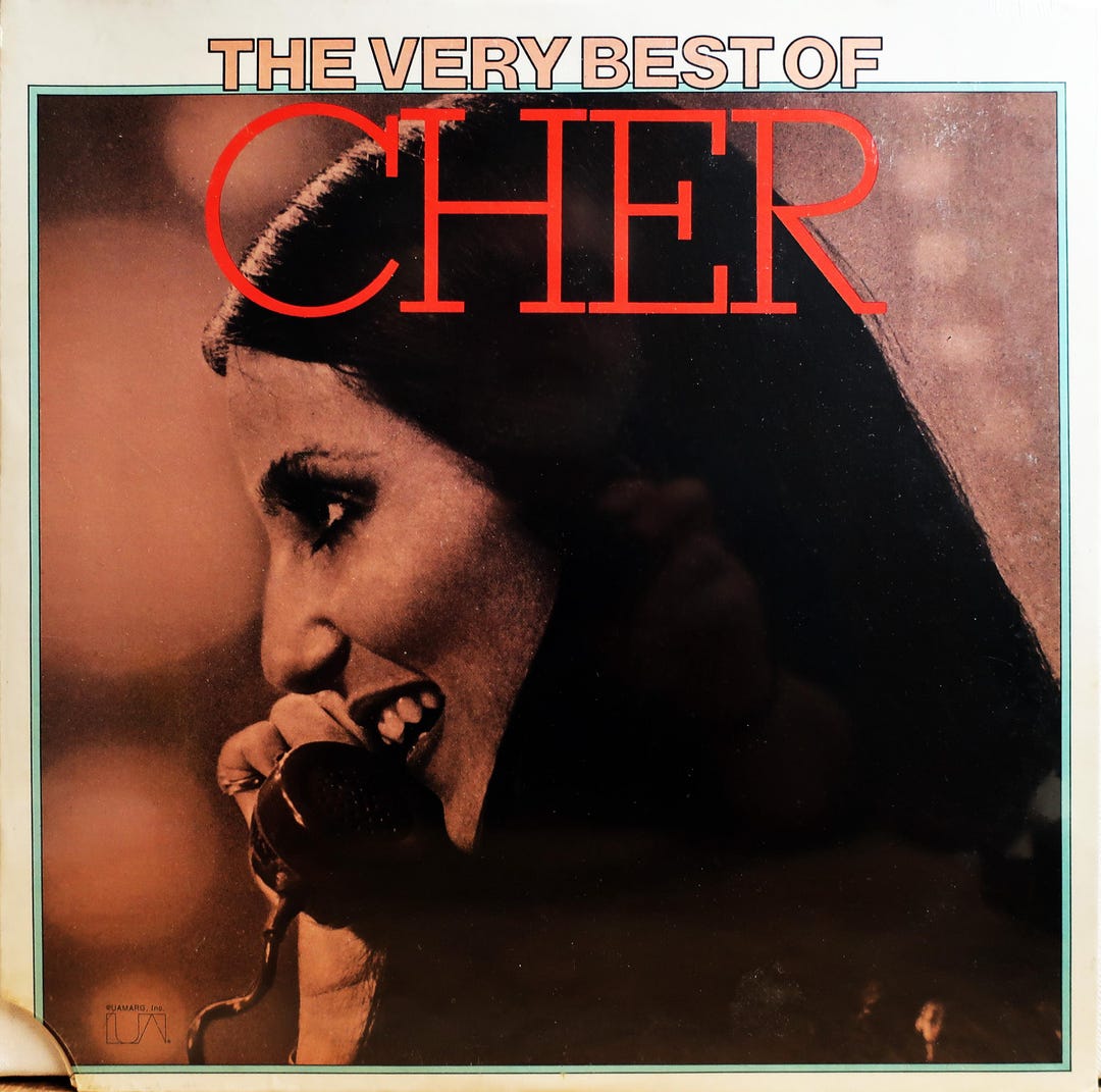 Rare 1975 Cher the Very Beast of Cher United Artists Vintage U.S. Early ...