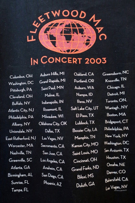 Rare FLEETWOOD MAC Fleetwood Mac In Concert 2003 US T… - Gem