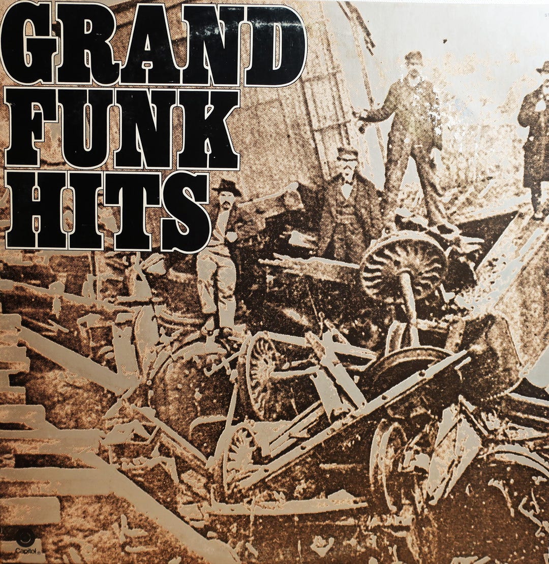 Original 1976 Grand Funk Grand Funk Hits Capitol Records Vintage U.S ...