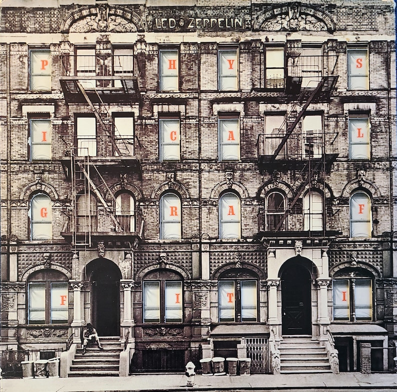 Rare Original 1975 Led Zeppelin Physical Graffiti Swan Song Records ...