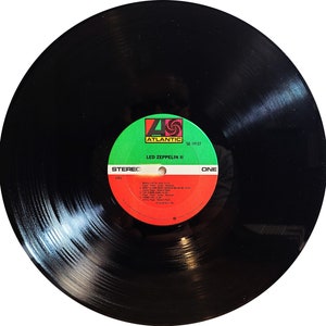 Rare '77 LED ZEPPELIN Led Zeppelin II Atlantic Records Vintage U.S ...