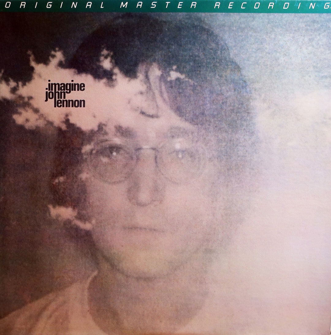Rare '84 JOHN LENNON Imagine Mobile Fidelity Sound Lab Vintage U.S ...