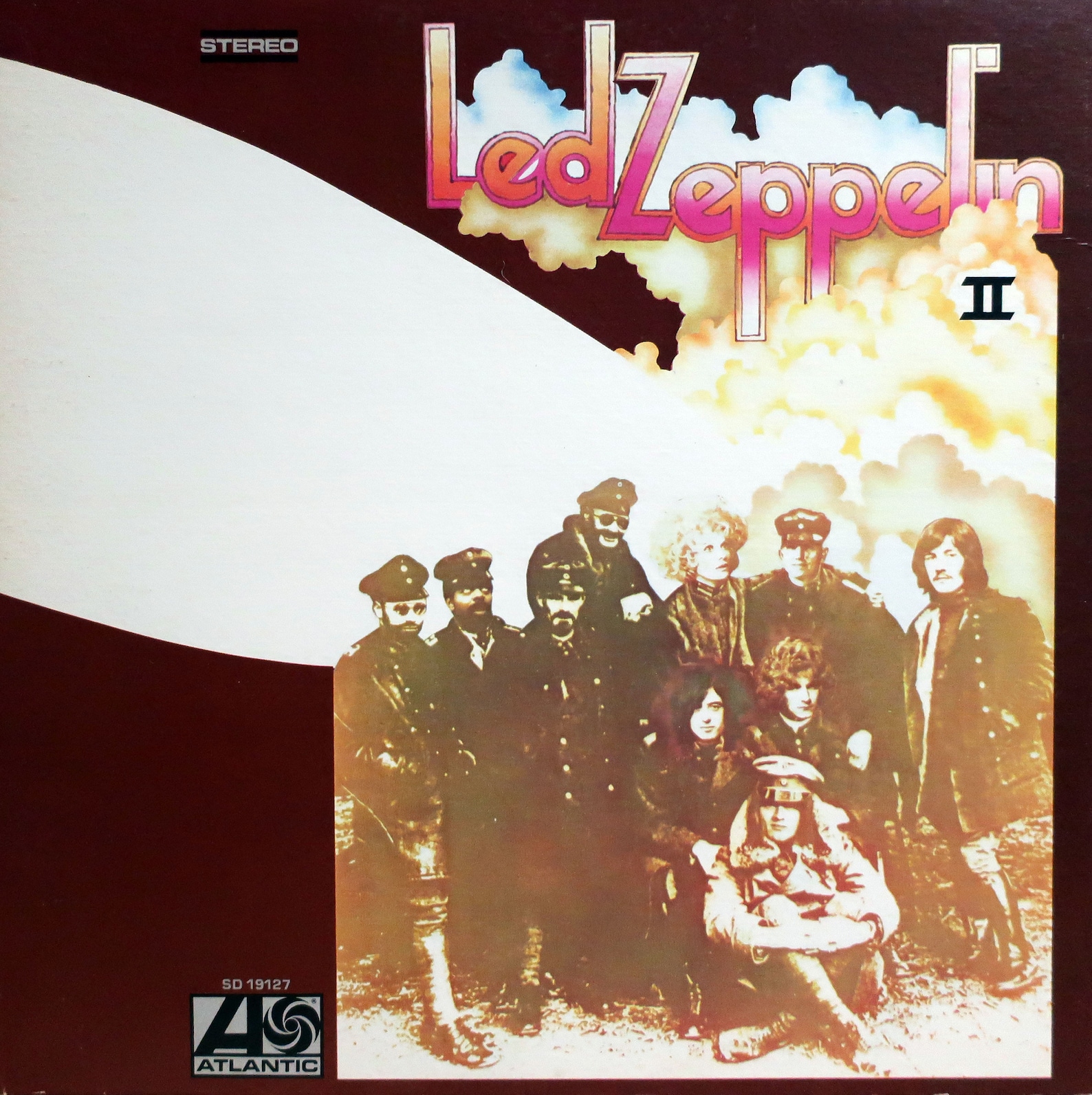 Rare 1977 Led Zeppelin Led Zeppelin II Atlantic Records Vintage US ...