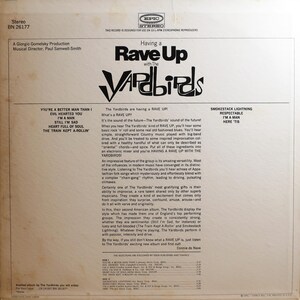 Rare Original '65 the YARDBIRDS Having A Rave up With the Yardbirds ...