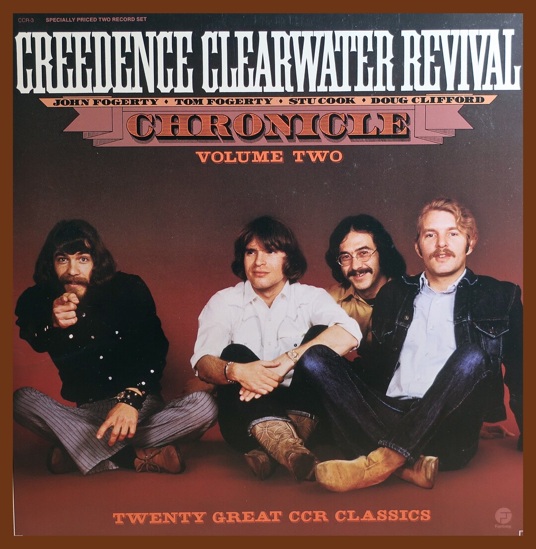 Rare Vintage 1986 CCR Creedence Clearwater Revival Chronicle Volume Two ...