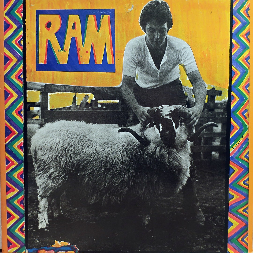 Rare '80 PAUL & Linda Mccartney Ram Columbia/mpl Records Vintage US ...
