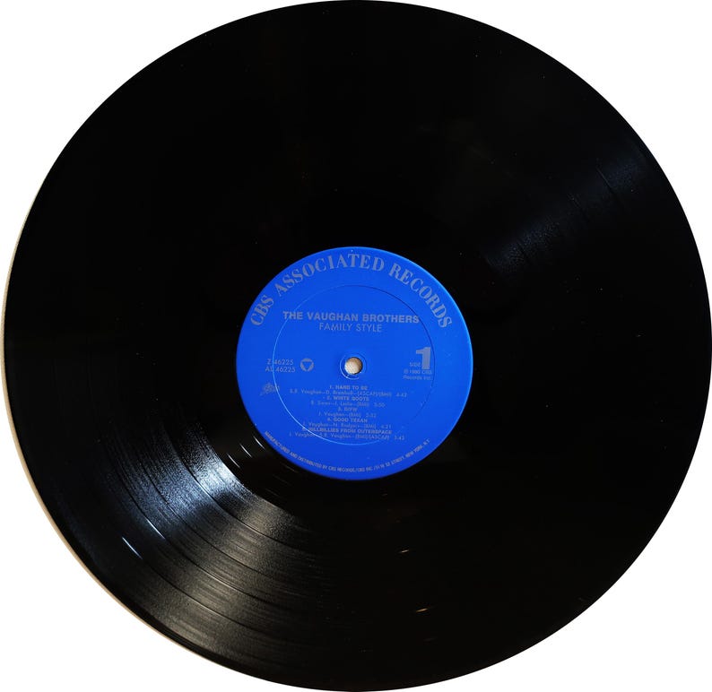 Rare Original 1990 Stevie Ray Vaughn and Jimmie Vaughn Family Style ...