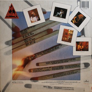Original 1983 Def Leppard Pyromania Mercury Records Vintage U.S Vinyl Press Lp Near Mint Hard ...