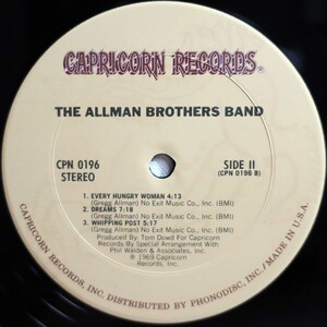 Rare '80 the ALLMAN BROTHERS BAND the Allman Brothers Band Capricorn ...