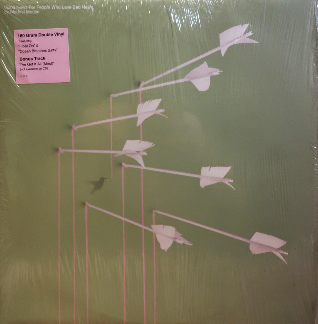 Rare Original 2004 Modest Mouse Good News for People Who Love Bad News ...