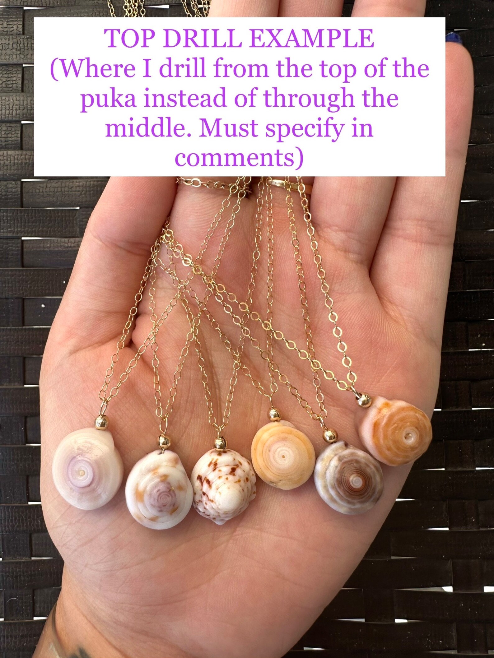 Hawaiian Puka Shell Necklace, Choose Your Own Puka Shell, Puka Shell ...