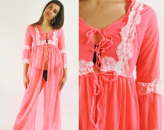 Hot Pink Duster - Etsy