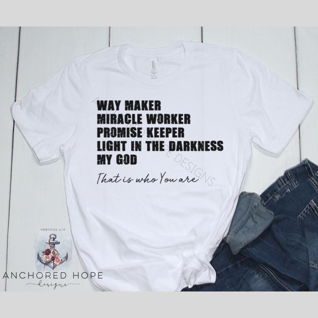Way Maker Promise Keeper My God Version 2 PNG Worship Song Inspired ...