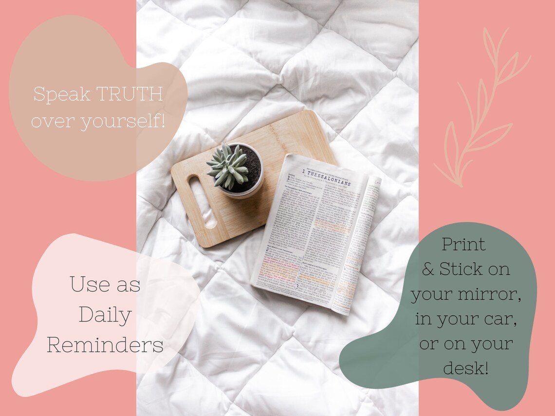 Positive Affirmation Cards | Daily Affirmation Cards | Pink Kindness ...