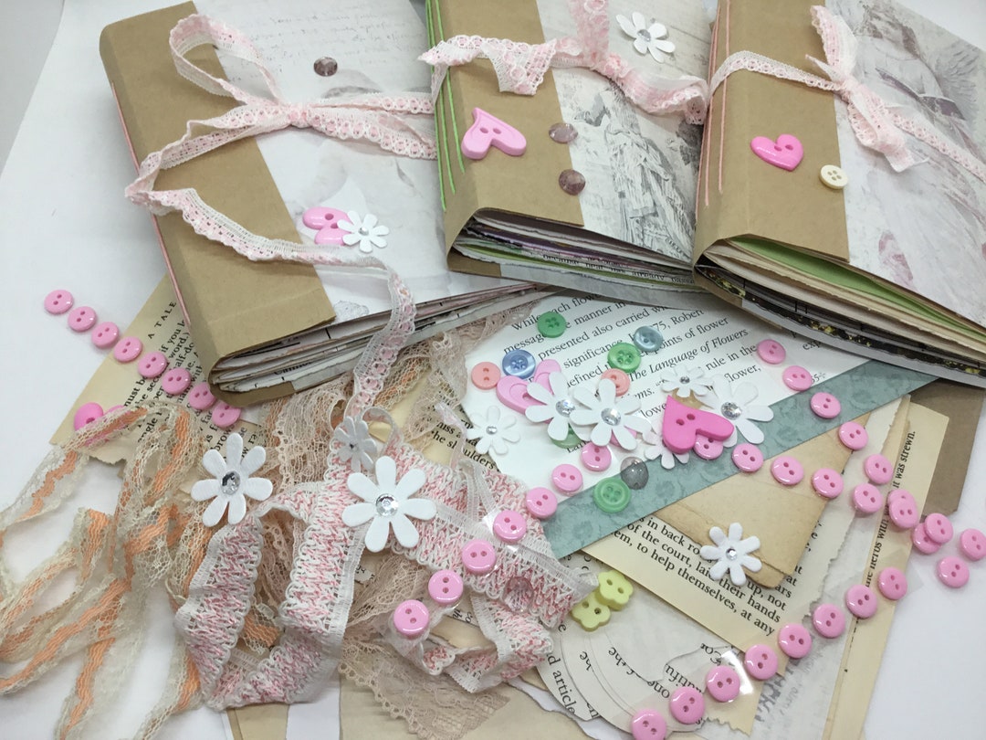 Mini Junk Journal. A6 Basic Journal. Handmade Journals. - Etsy