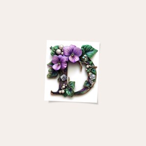 Purple Letter D Clipart, 19 High Quality JPG Images, Card Making ...