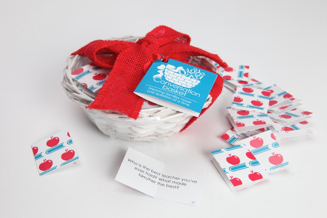 Teacher & Student - Conversation Basket - Etsy