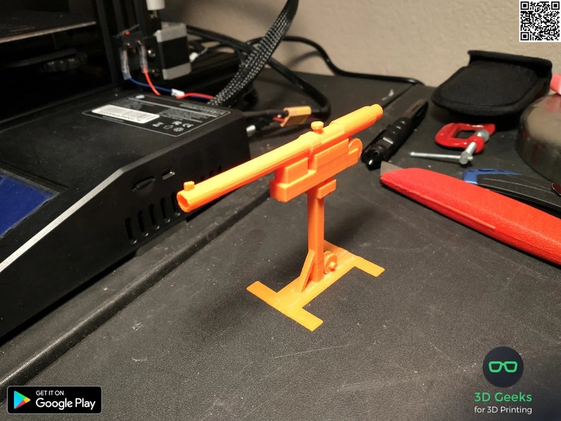 Rust Inspired Shotgun Trap Cosplay and Display Prop 3D Printed Ready to ...
