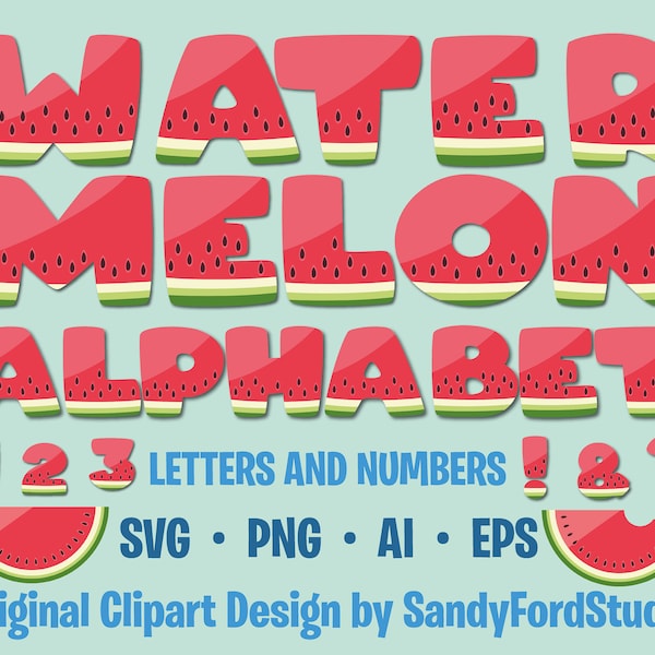 Watermelon Svg - Etsy