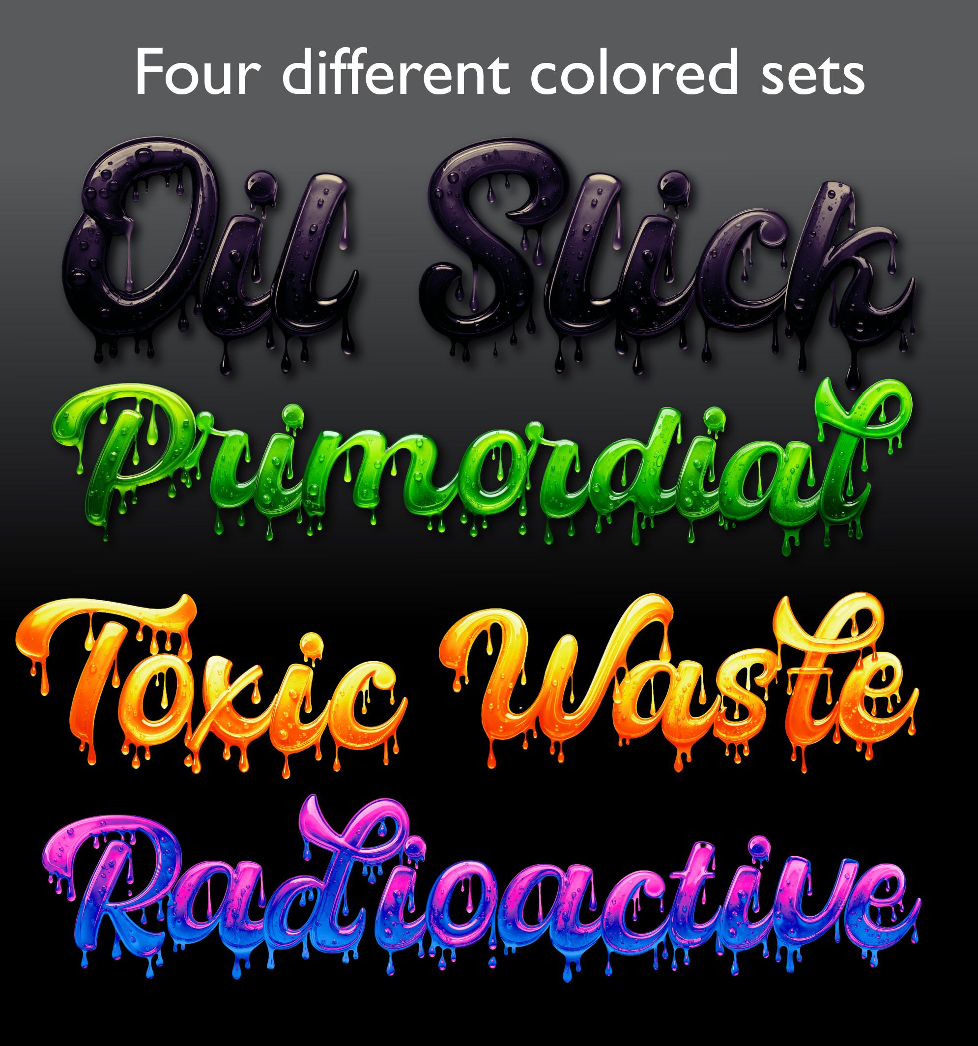 3D Slime Alphabet PNG, Toxic Waste Dripping Letters, Green Slime and ...