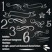 Chalkboard Alphabet Letters PNG | Ornate Chalkboard Font Clipart With ...