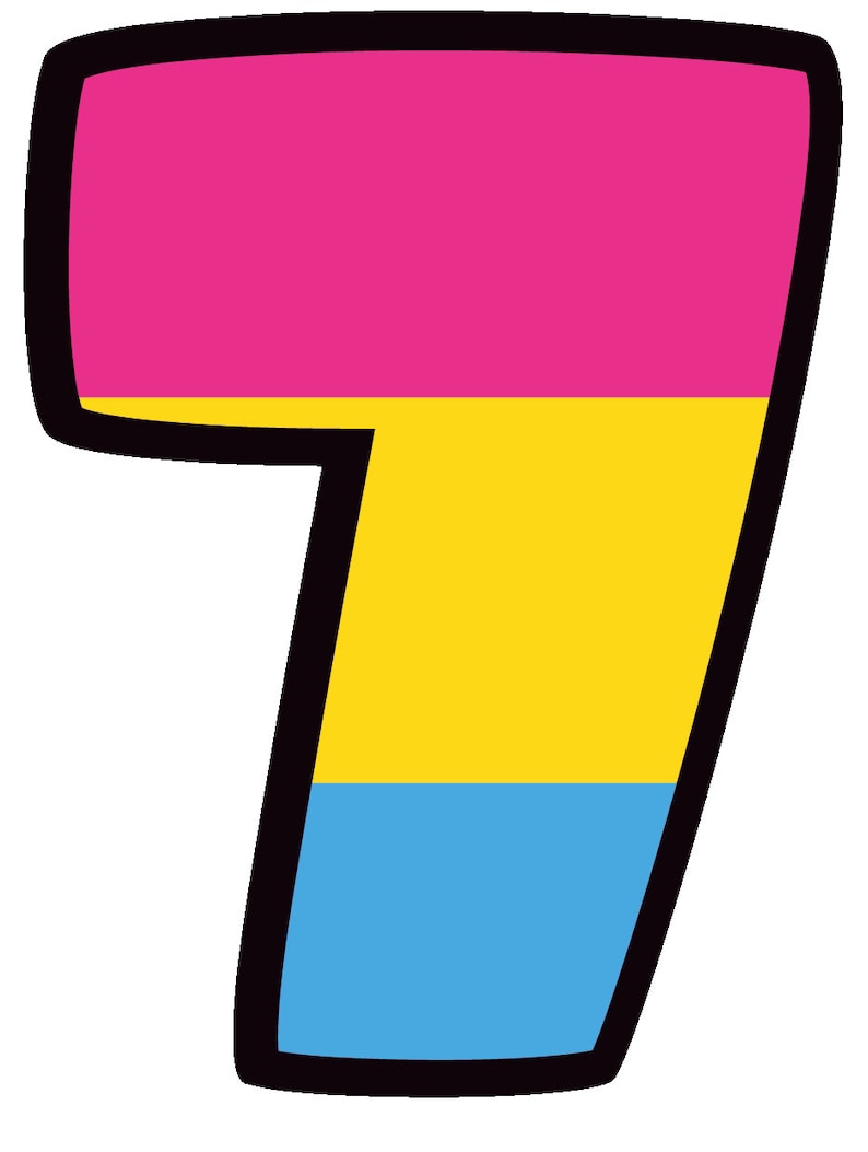 LGBT Alphabet Clipart , Gay Pride Letters, Numbers and Glyphs, Queer ...