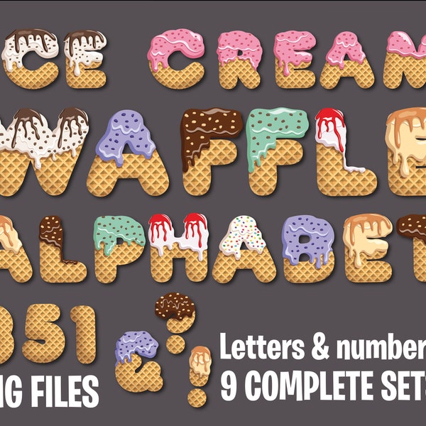 Ice Cream Letters - Etsy