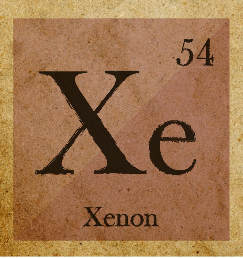 Vintage Science Alphabet Periodic Table Letters 90 - Etsy